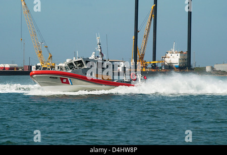 Coast Guard Response Boat Medium RB-M underway in the Corpus Christi ...
