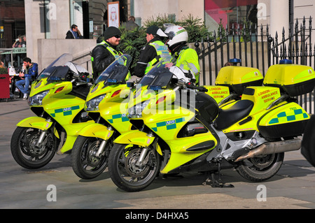 NHS Motorcycle Ambulance Service England Stock Photo - Alamy