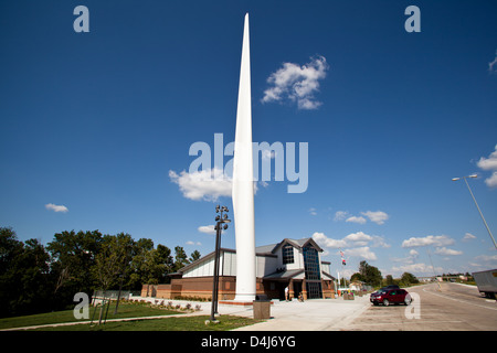 Wind turbine blade at a rest stop off of I-80 Stock Photo - Alamy