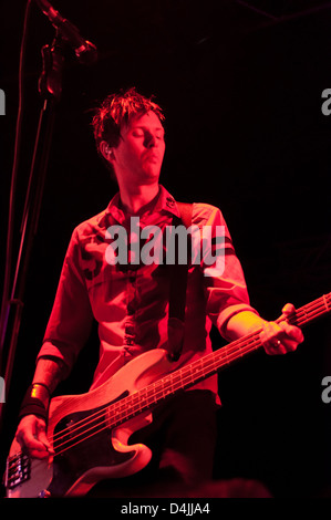Jason McCaslin Sum 41 performing at Manchester Academy Manchester ...