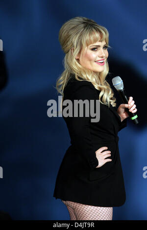 Welsh singer Duffy performs at the German television show ?Wetten, dass ...