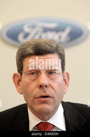 Bernhard Mattes, head of the Ford Werke GmbH, pictured in Cologne ...