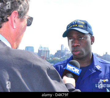 NEW YORK - Coast Guard Lt. Cmdr. Paul Windt (left) stands with Lt ...