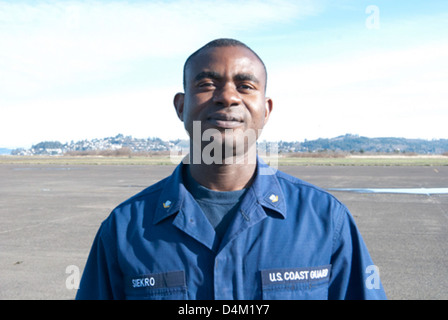 Petty Officer 3rd Class Komi Siekro, an electrician's mate at Air ...