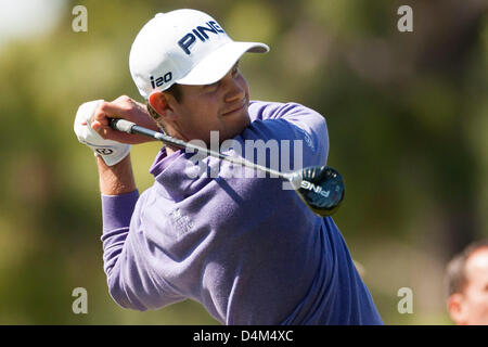 Harris English tees off on 8th hole during the second round of the ...