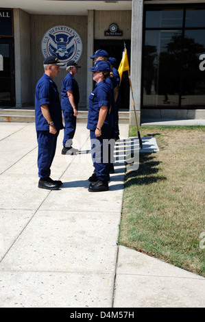 U.S. Coast Guard Training Center Cape May personnel hold a 9/11 ...