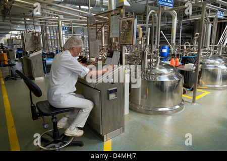 Poznan, Poland, production hall of Beiersdorf Manufacturing Poznan Sp ...