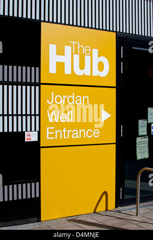 Coventry University building with sign. Coventry University campus ...