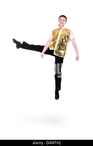 man dancer jumping splits Stock Photo - Alamy