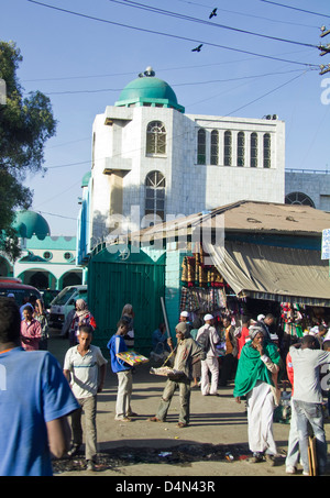Addis Mercato in Addis Abeba, Ethiopia, the largest market in Africa ...