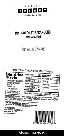 Publix Bakery has recalled coconut macaroons (Coquitos) due to an ...
