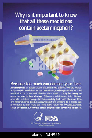 Acetaminophen, a common pain reliever, can cause liver injury if taken ...