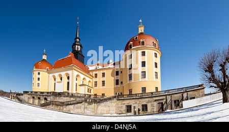Moritzburg castle in winter - Saxonia, Germany, Europe Stock Photo - Alamy