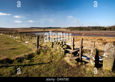 Redmires reservoir on the outskirts of Sheffield England. Peak District ...