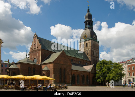Latvia, Riga, Doma Laukums, cathedral square Stock Photo - Alamy
