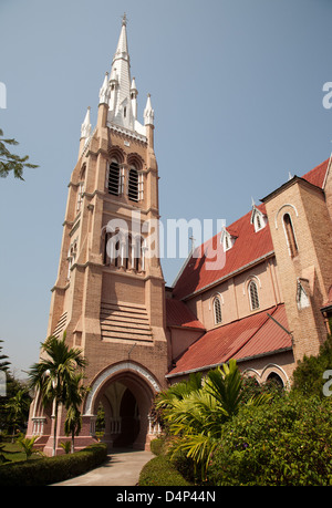 Holy Trinity Anglican church, Yangon, Myanmar Stock Photo - Alamy
