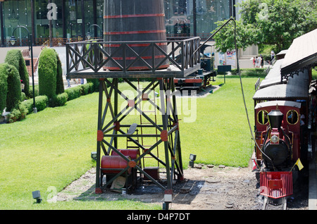 Peru. Lima city. Operating Steam Train at La Amistad Park Stock Photo ...