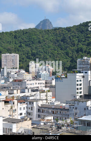 General view of Christ the Redeemer statue in Rio de Janeiro where the ...