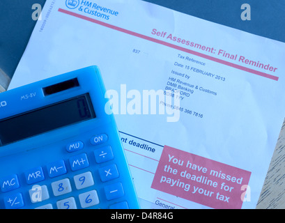 HM REVENUE AND CUSTOMS LETTER HEAD WITH BRITISH MONEY RE HMRC TAX TAXES INCOME WAGES YEAR SELF ...