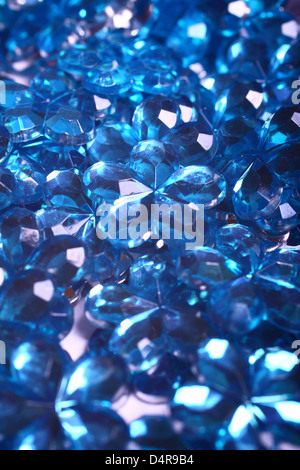Blue flower gem stones Stock Photo - Alamy