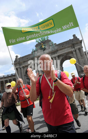 After 43 days of walking, organic farmer Joseph Wilhelm from the ...