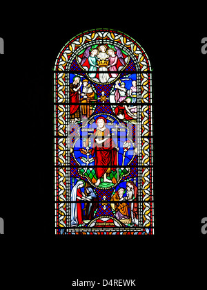 Stained glass window Southwell Minster 12th 14th century Norman ...