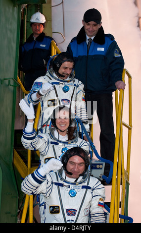 Expedition 23 launched from Baikonur Cosmodrome in Kazakhstan, with ...