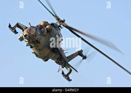 Hungarian Air Force Mil Mi-24P Hind helicopter gunship at the RIAT ...