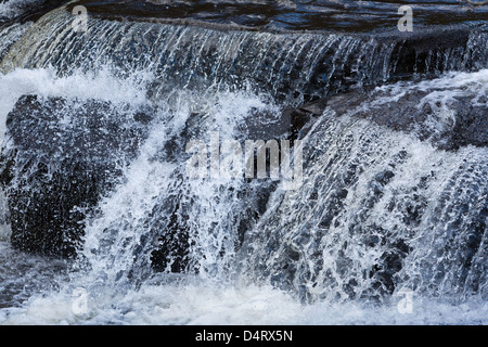 Taf Fechan Waterfall Neuadd Reservoir Brecon Beacons Wales Stock Photo ...
