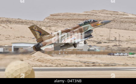 Lockeed Martin F-16I Sufa Fighting Falcon of the Israeli Air Force ...