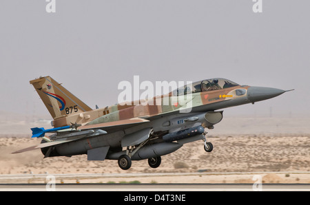 Lockeed Martin F-16I Sufa Fighting Falcon of the Israeli Air Force ...