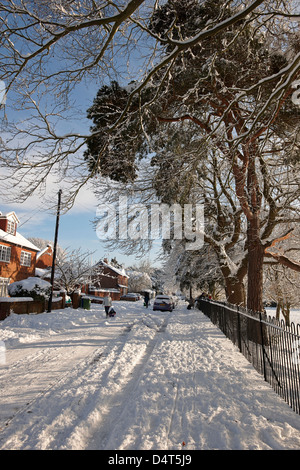 Crowthorne in Winter Stock Photo - Alamy