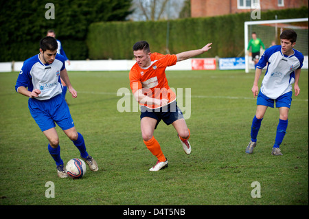 Footballer Louis Cutajar, playing for Diss Town Football Club in ...