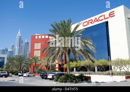 Oracle office building at Dubai Internet City in United Arab Emirates ...