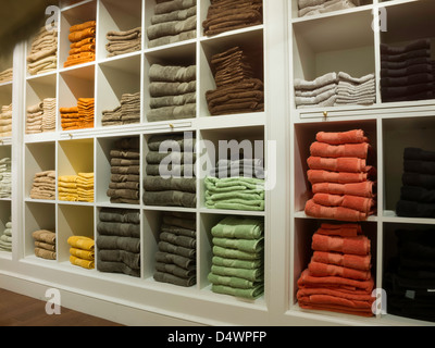 Store Towel Display, USA Stock Photo - Alamy