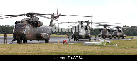 Military helicopters, Sikorsky CH-53G / GS, from below, the military ...