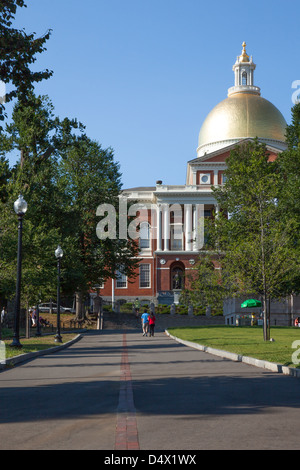 The Freedom Trail walking tour, Boston, Massachusetts, USA Stock Photo ...