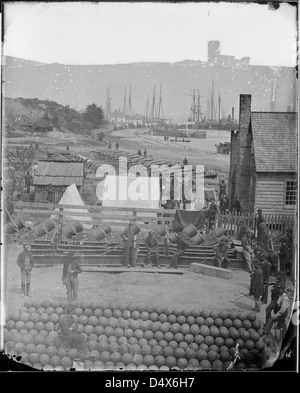 An image from May 1862 showing Professor Thaddeus Lowe's Balloon Camp ...
