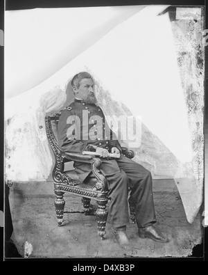 Portrait of General George Crook, a Union officer during the American ...