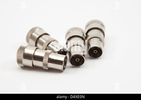 TV Aerial connectors RF coaxial connector designed by Belling & Lee Ltd ...