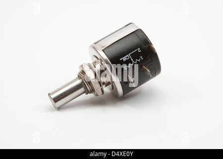 A potentiometer informally a pot, is a three-terminal resistor with a ...