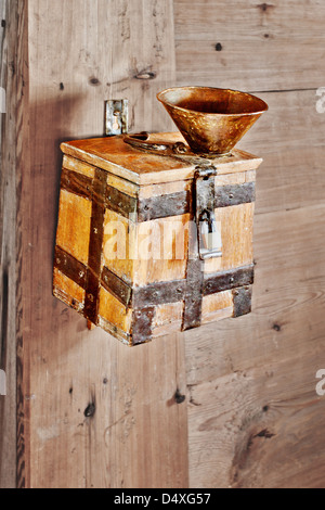 Alms collection box Stock Photo - Alamy
