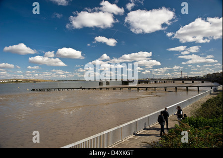 Thames riverside at Erith, Kent, UK Stock Photo - Alamy