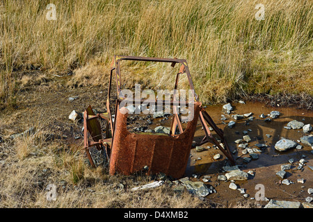 Industrial debris. Force Crag Mine. Coledale, Lake District National ...