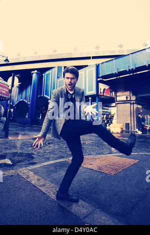 Comedian Trevor Lock in Brixton market Stock Photo - Alamy