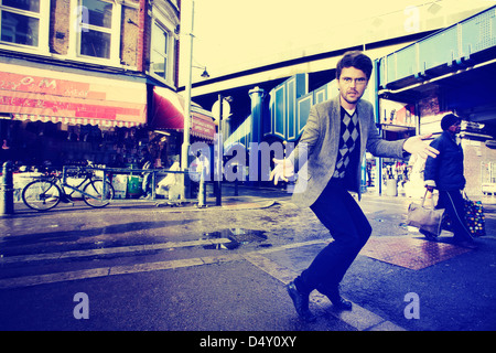 Comedian Trevor Lock in Brixton market Stock Photo - Alamy