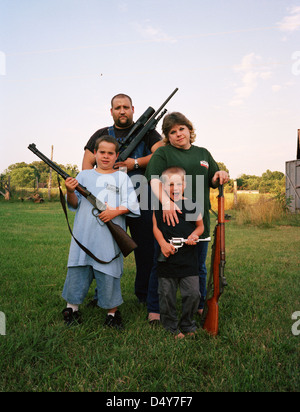 Americans with their guns. Guns, gun culture, and gun laws have come ...