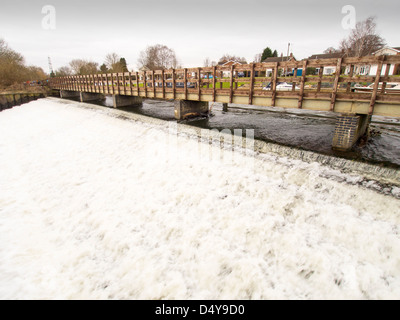 barrow weir on the river soar Stock Photo - Alamy