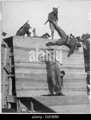 "Soldiers participating in a physical drill at Fort Sam Houston in ...