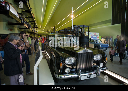 Cars in the Museum of Transport Glasgow Scotland Stock Photo - Alamy